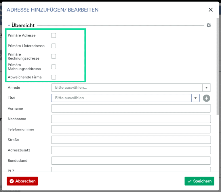 Wie kann ich eine abweichende Lieferadresse oder Rechnungsadresse ...