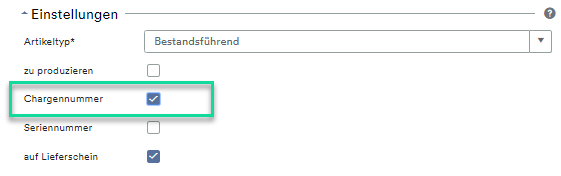 Wie lege ich Artikel mit Chargennummer an und verwalte diese? - weclapp ...