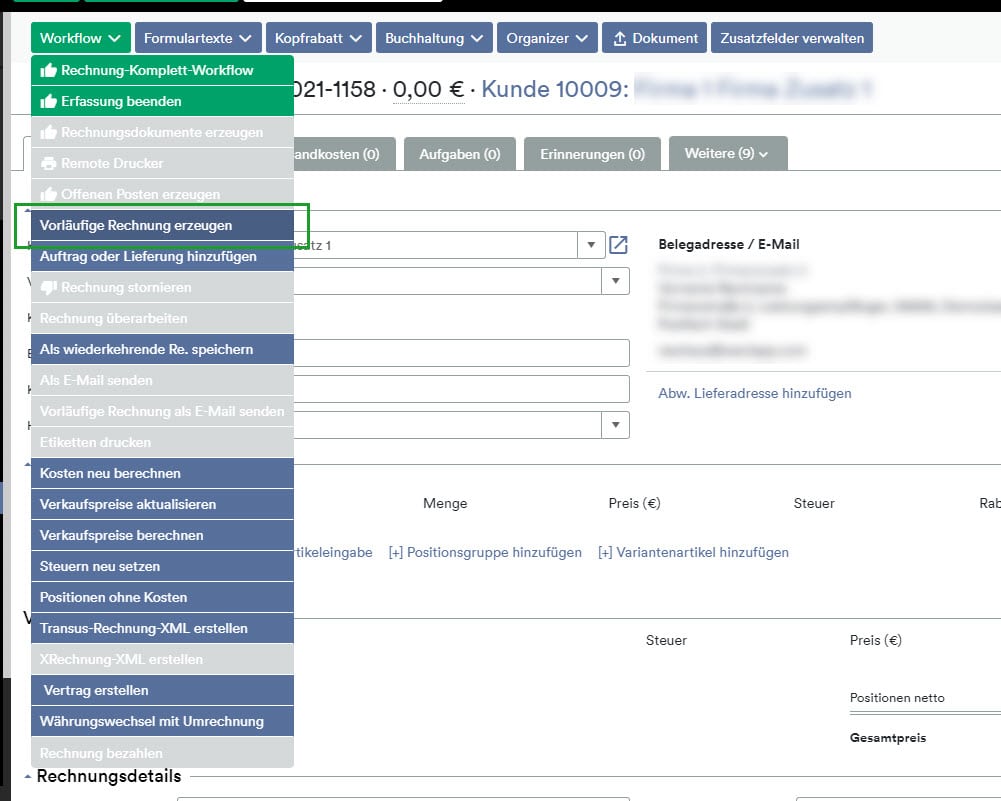Was sind PRES-Rechnungen bzw. wie erstelle ich Proforma-Rechnungen ...