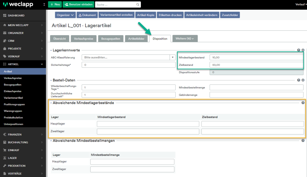 Wie funktioniert die Disposition und wie werden Bestellvorschläge ...
