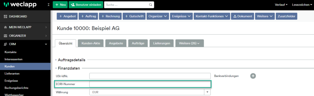 Was ist die EORI-Nummer und wofür wird sie benötigt? - weclapp Support ...
